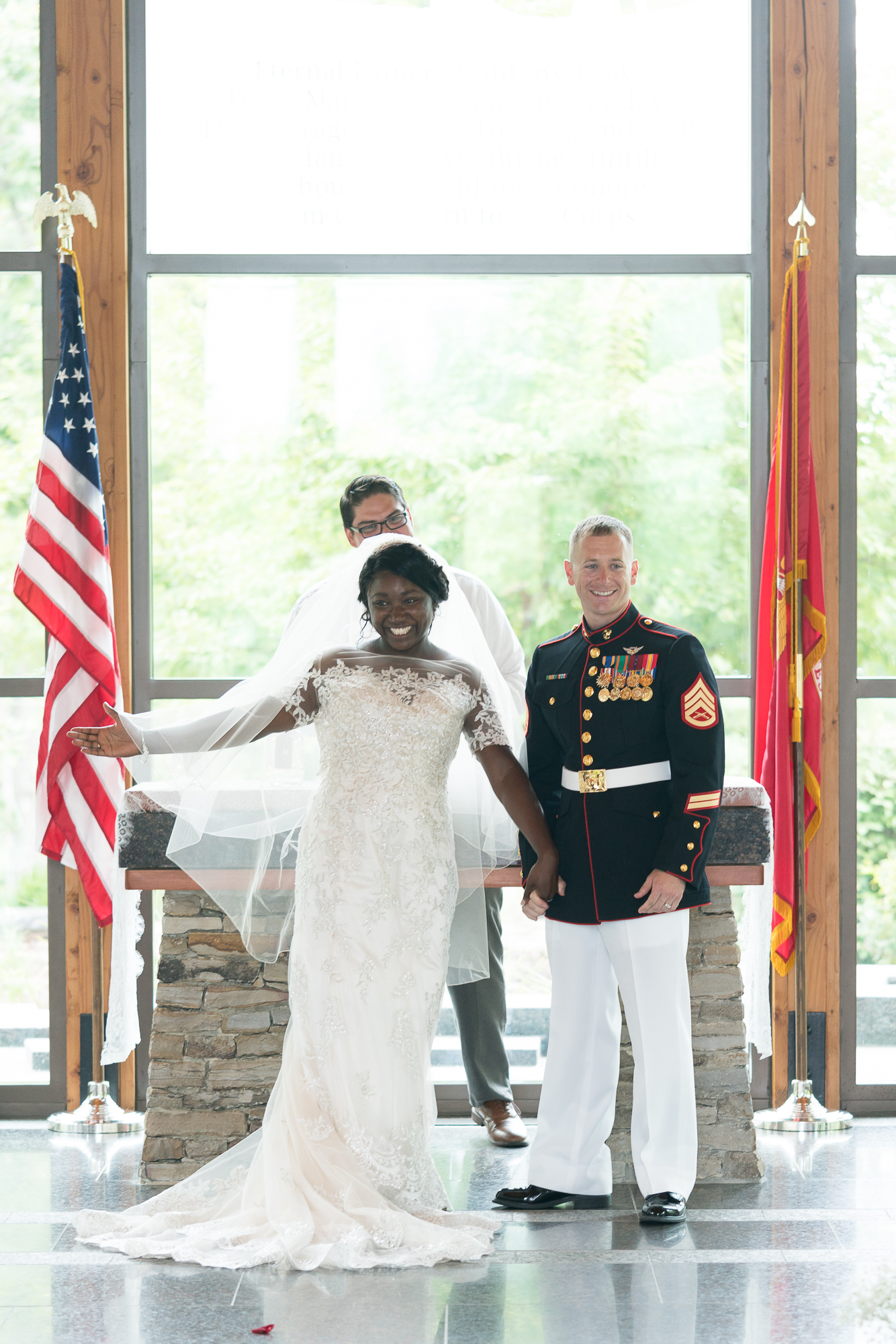 National Museum of the Marine Corps wedding - Imagery by Erin